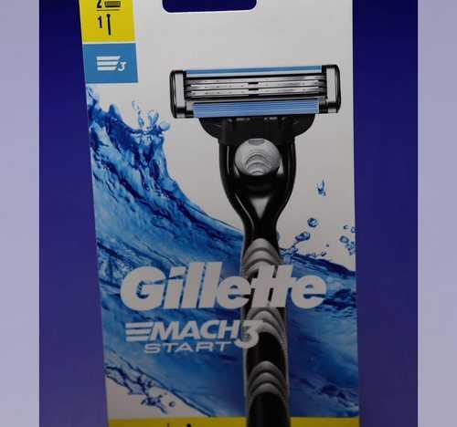 Gillette mach 3 start станок ( 2 кассеты)