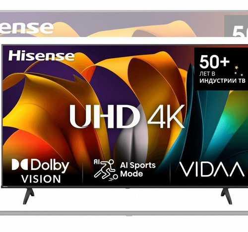 65" Телевизор Hisense 65A6N черный 3840x2160, 4K U