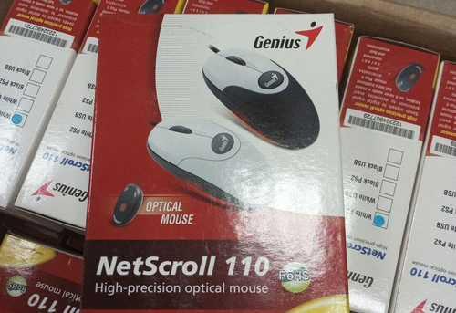 Новые Компьютерные мышки Genius NetScroll 110 PS2