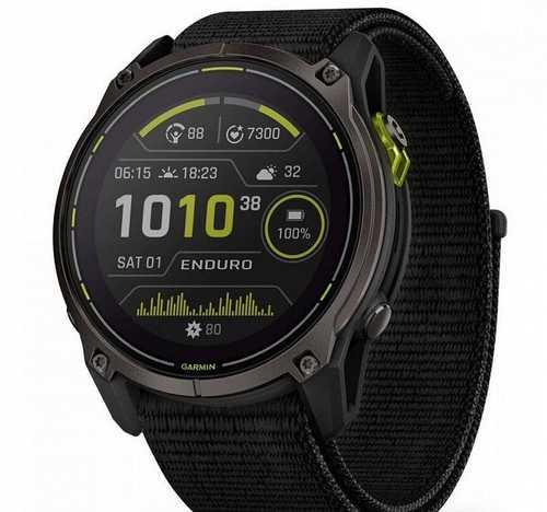 Garmin Enduro 3 Sapphire Solar Titan DLC Carbon