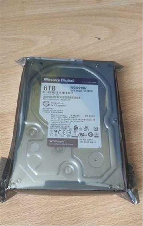 Жесткий диск wd62purz 6tb. HDD