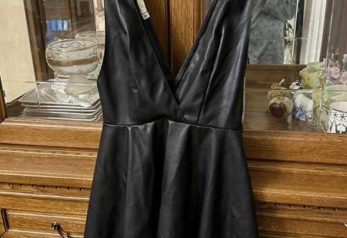 Платье сарафан кожаный 46 размер