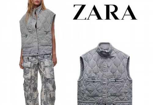 Жилет Zara тренд 2023 новинка