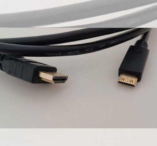 Кабель hdmi - mini hdmi 1.8м