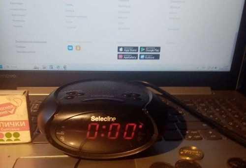 Многофункциональный приёмник часы selecline ct-386