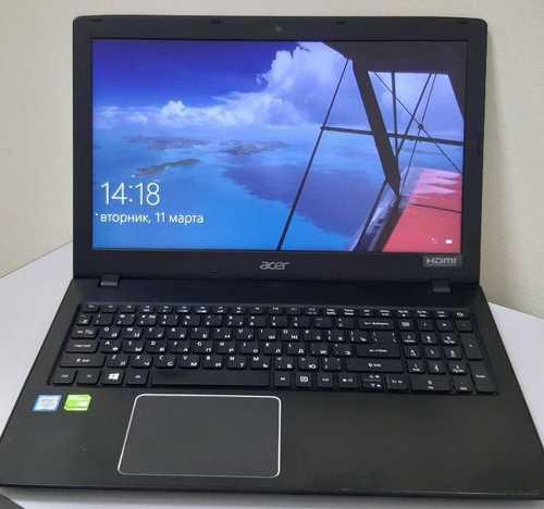 15,6" Acer Core i5, 16gb, SSD. гарантия 6 месяцев