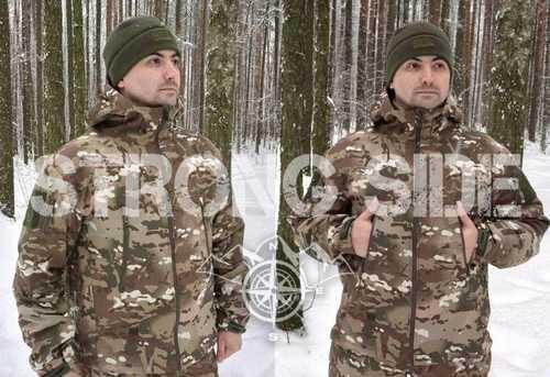 Костюм softshell на флисе мужской тактический