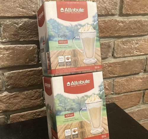 Термокружка Attribute latte (400 ml), 2шт