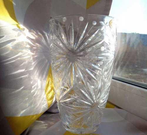 Хрустальная ваза Bohemia crystal 25см