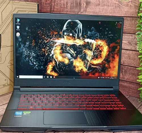 Мощный ноутбук Msi 2024г./i5-12gen/RTX3050/144Hz