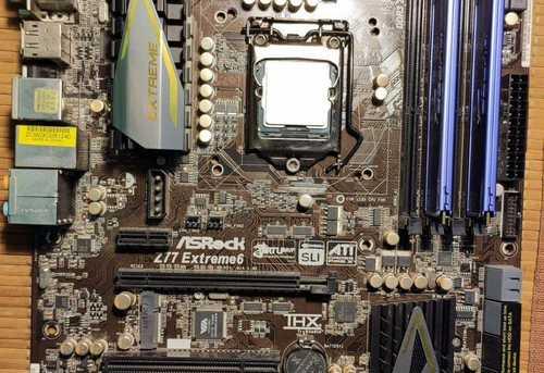 Asrock z77 extreme6 i7 3770K 16Gb