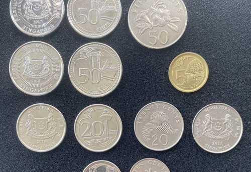 Монеты Сингапур и д.р