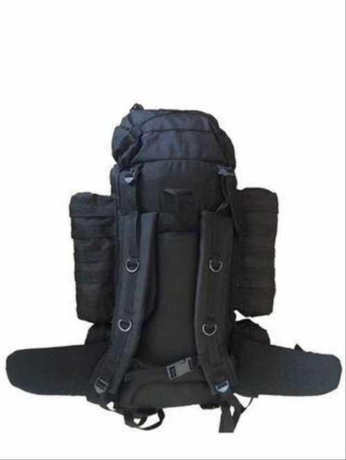 Тактический военный рюкзак черный 110 литров