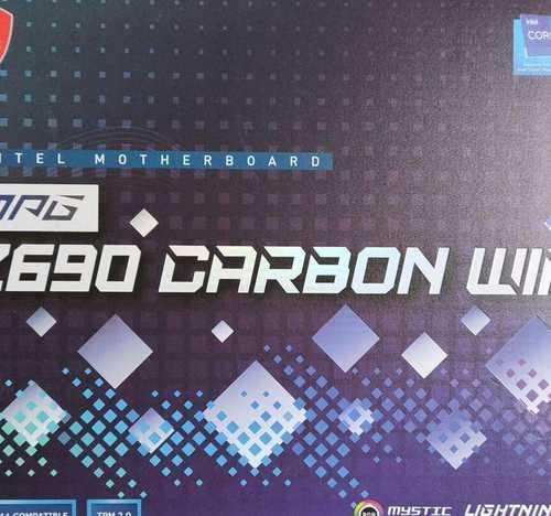 MSI MPG Z690 carbon wifi DDR5 рст Гарантия