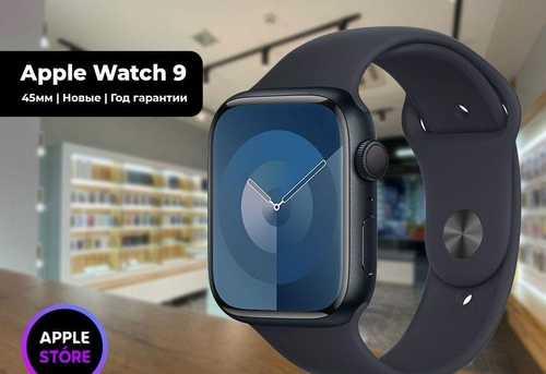 Apple Watch Series 9 45 Темная ночь