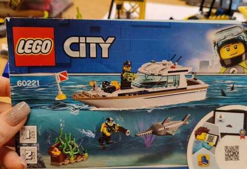 Lego City 60221 лодка дайвинг
