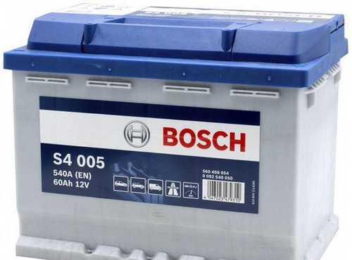Аккумулятор Bosch Silver S4 005 60 Ач 540 А обратн