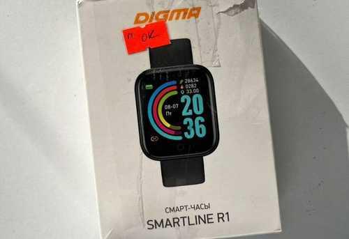 Смарт часы Digma Smartline R1 1.3'' TFT Black