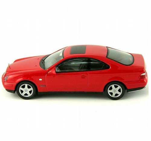 Модель Mercedes-Benz CLK 230 coupe 1998 red 1:43