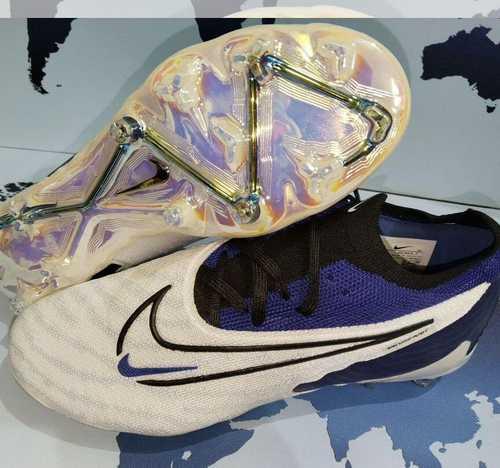 Бутсы nike phantom gx белый