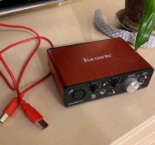 Звуковая карта focusrite scarlett solo