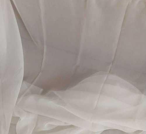 Тюль вуаль белый, на шторной ленте, 300*240 см