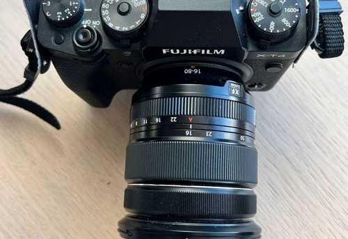 Объектив Fujinon XF 16-80mm f/4 R OIS WR, черный