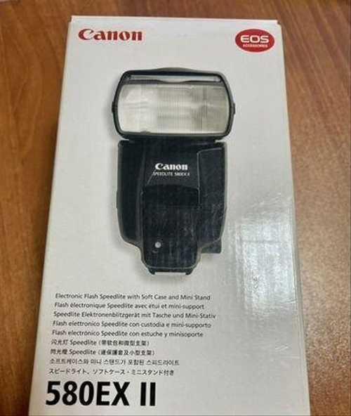 Вспышка Canon speedlight 580ex ii