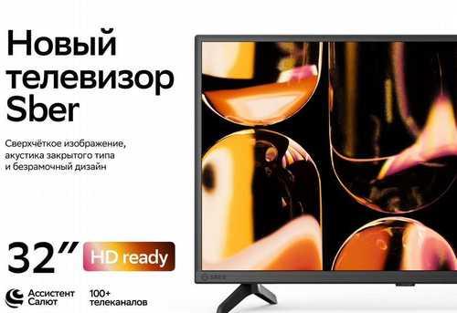 Смарт Телевизор Sber SDX-32H2122B, 32"(81 см), HD