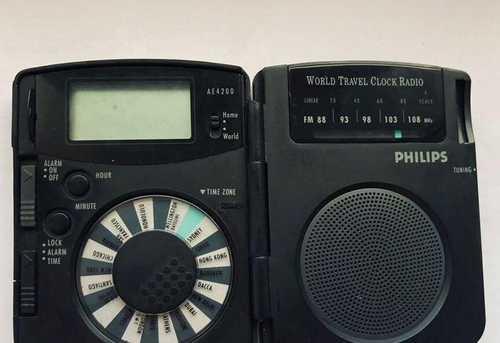 Радио с часами и будильником Philips AE4200