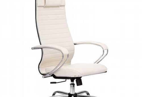 Кресло Метта комплект 6.1, основание хром, белый