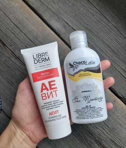 Солнцезащитные крем Chocolate и маска Libre Derm