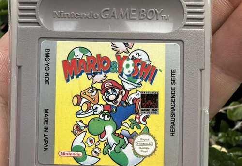 Игра Mario & Yoshi для Gameboy оригинал