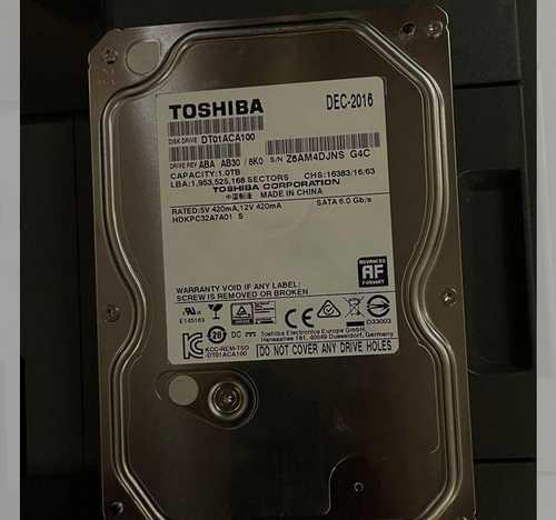 Жесткий диск toshiba 1000 гб 1тб