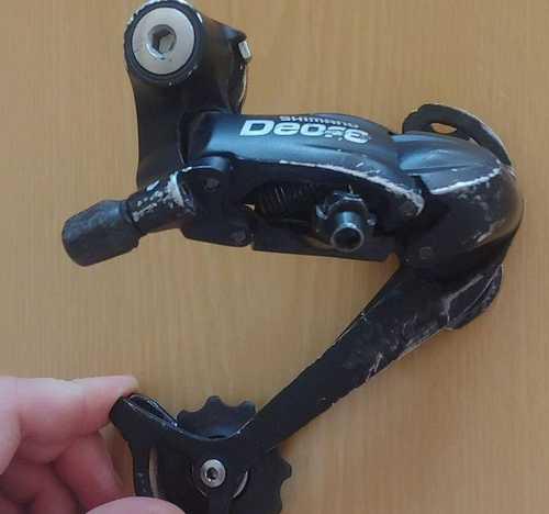 Задний переключатель shimano deore 9 скоростей