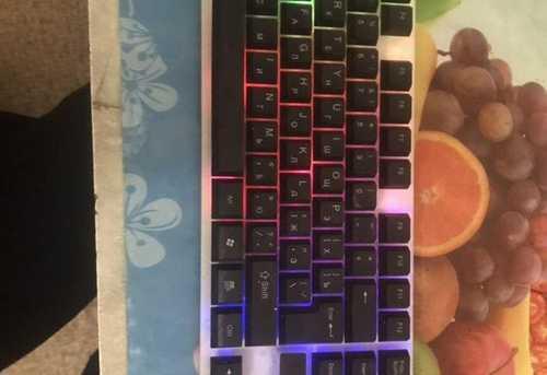 Игровая клавиатура с подсветкой Jeqang