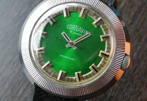 Стильные винтажные мужские часы СССР Ракета шайба