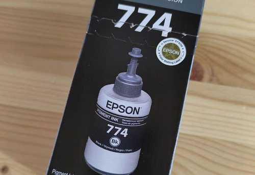 Краска для принтера epson 774 T7741 черная, 140ml