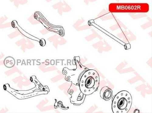 Mercedes ml W164 Сайлентблоки для развала