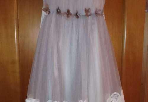 Платье нарядное для девочки 122-128