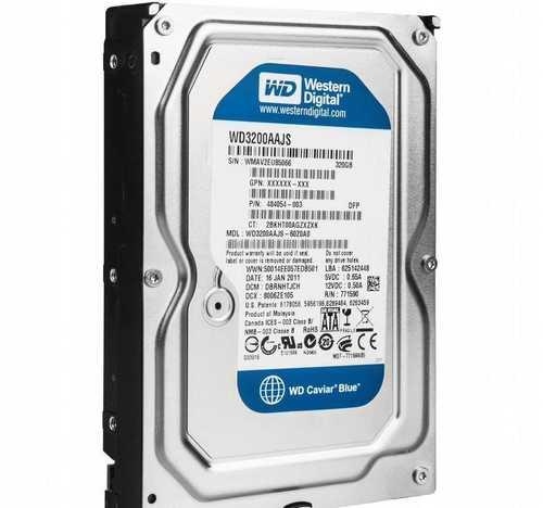 Жесткий диск 3.5" 320 Gb. WD 3200aajs