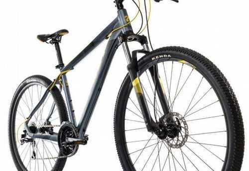 Велосипед Aspect Stimul 29" 2021 серо-желтый