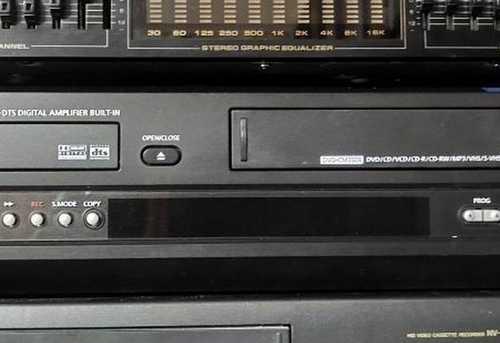 Домашний кинотеатр DVD+VHS+FM samsung DVD-CM350