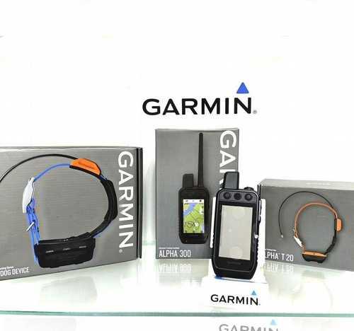 Навигатор Garmin Alpha 300 с ошейником и без