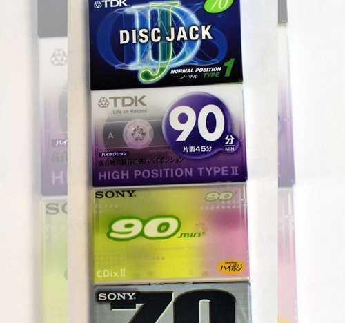 Аудиокассеты TDK sony для японского рынка