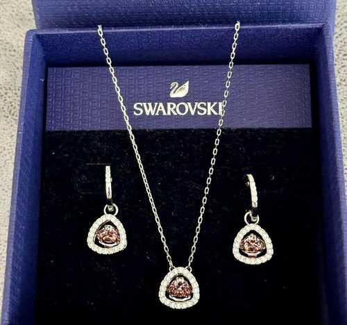 Колье и серьги Swarovski