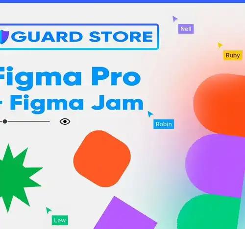 Лицензия Figma Pro на 2 года за 5 минут +Figma Jam