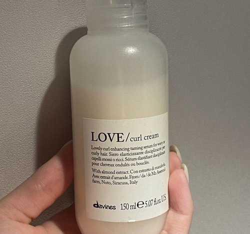 Davines love curl cream