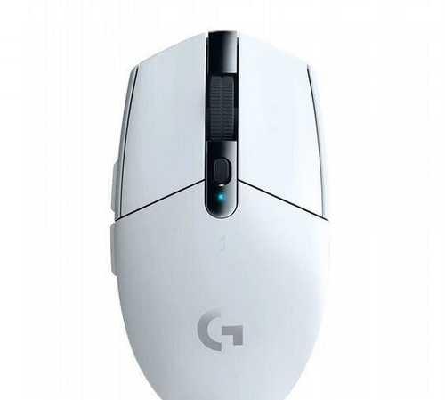 Игровая мышь беспроводная Logitech G305/G304,белая