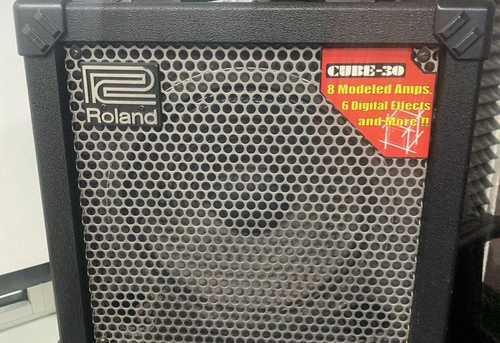 Гитарный комбоусилитель roland cube 30